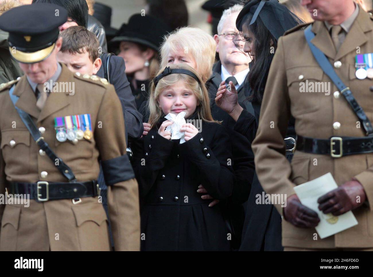 The funeral of soldier Darren Chant took place today at The Guards ...