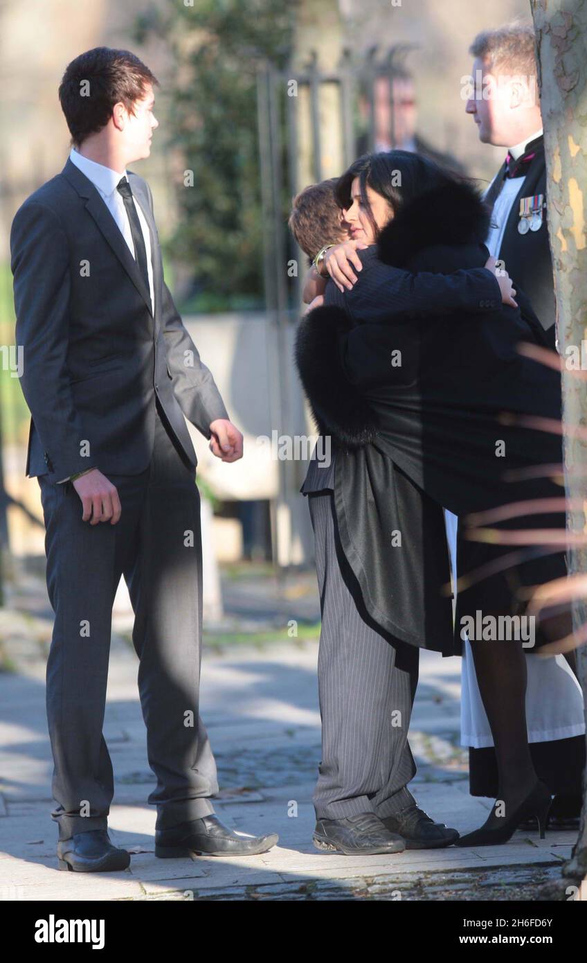 The funeral of soldier Darren Chant took place today at The Guards ...