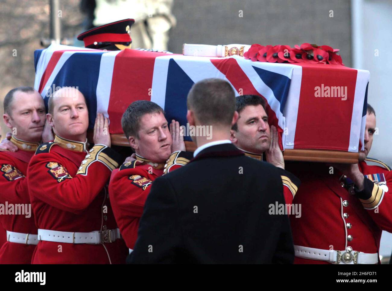 The funeral of soldier Darren Chant took place today at The Guards ...