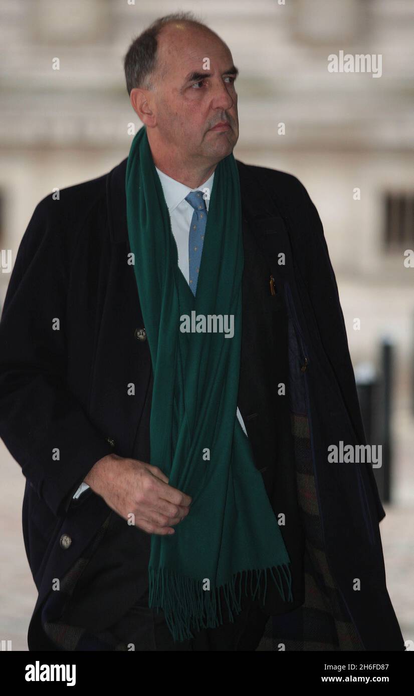 Edward Chaplin the former UK Ambassador to Iraq arrives in at the Iraq ...