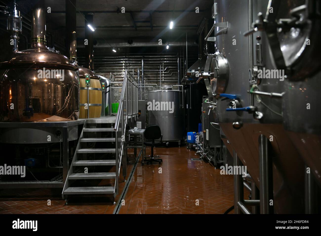 plant for the production of alcoholic beer hops malt Stock Photo - Alamy