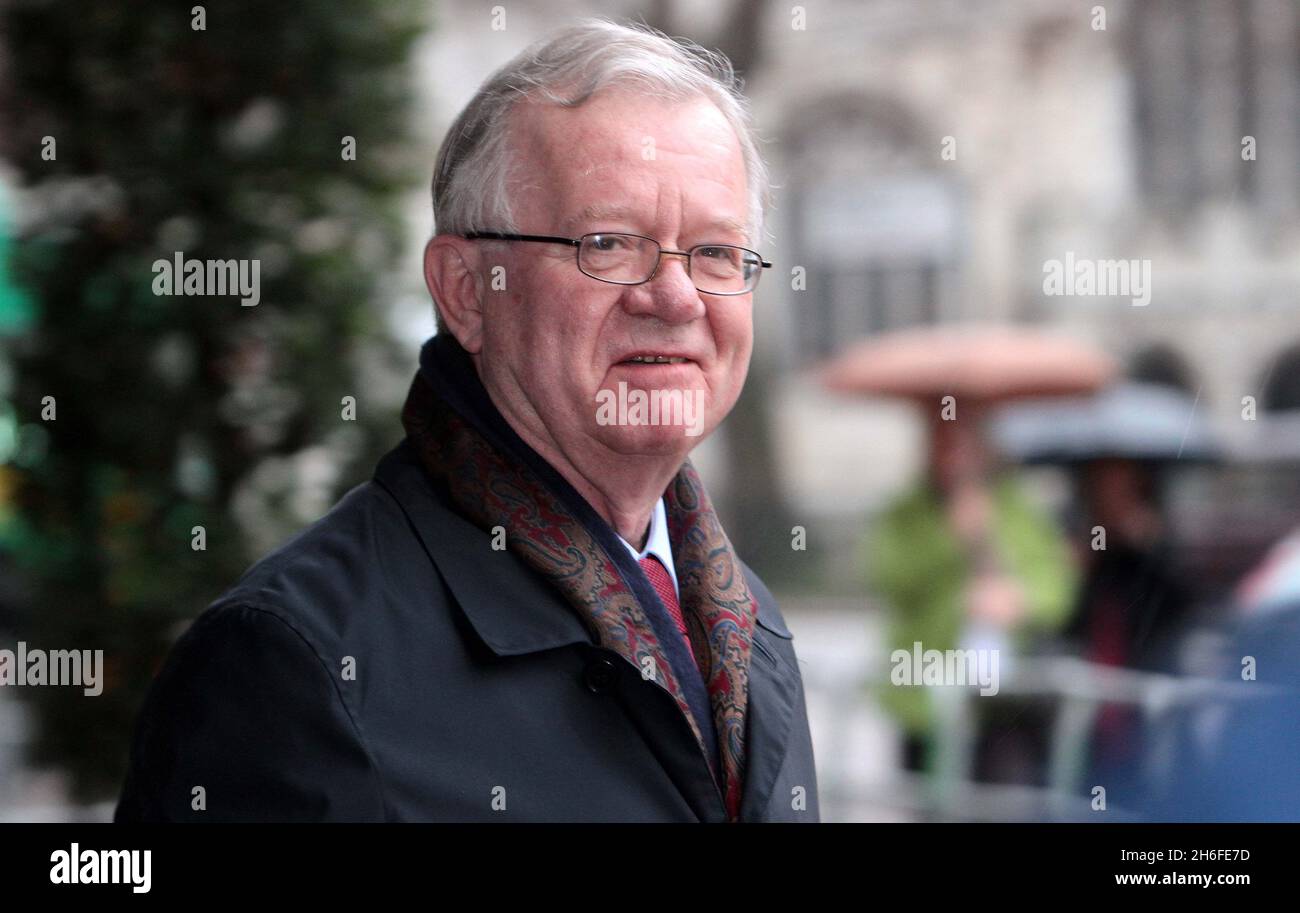 Sir John Chilcot at the QEII Conference centre in London for the Iraq ...