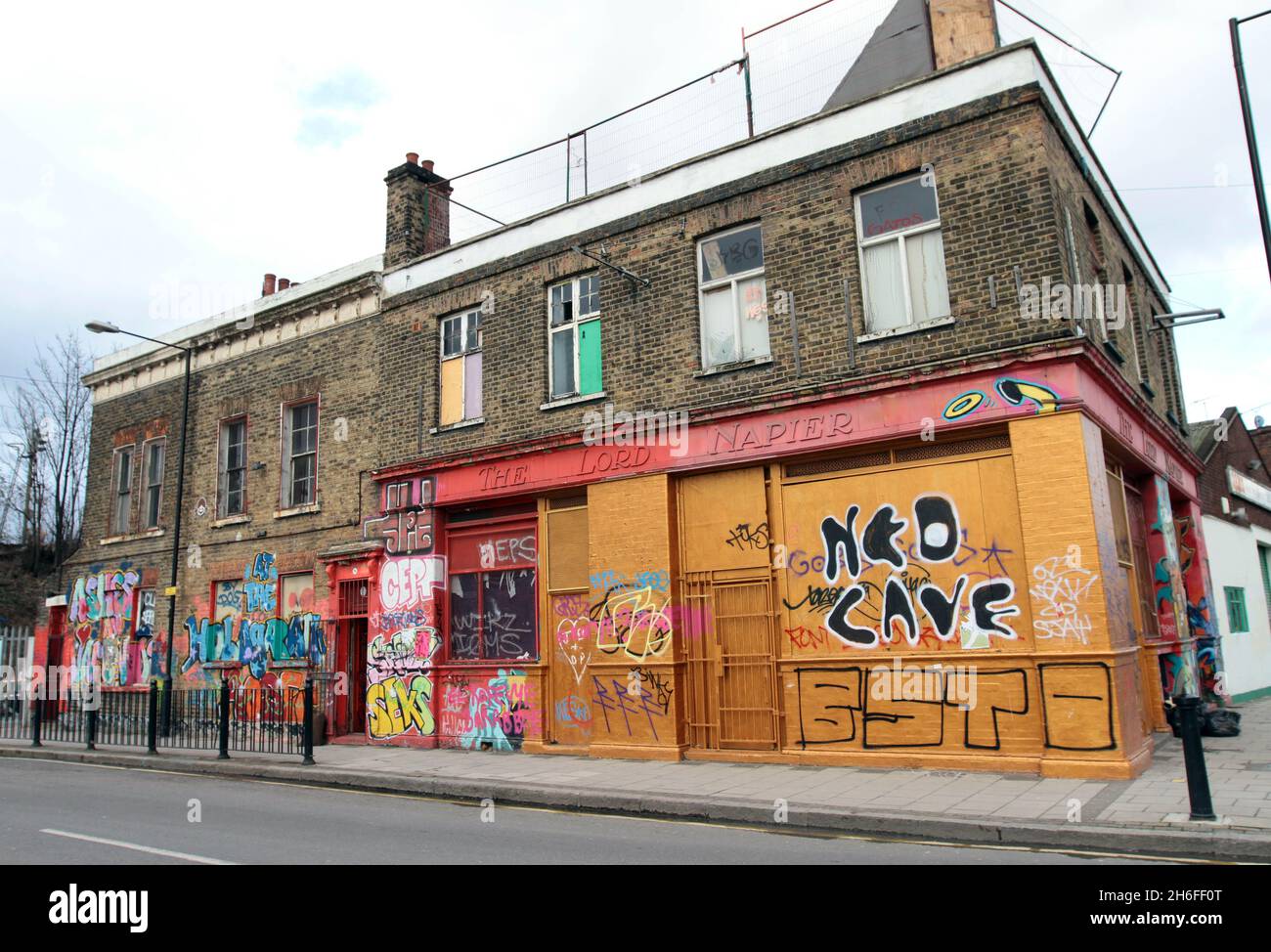 Life on the Olympic Fringe, Hackney Wick, East London The Lord Napier ...