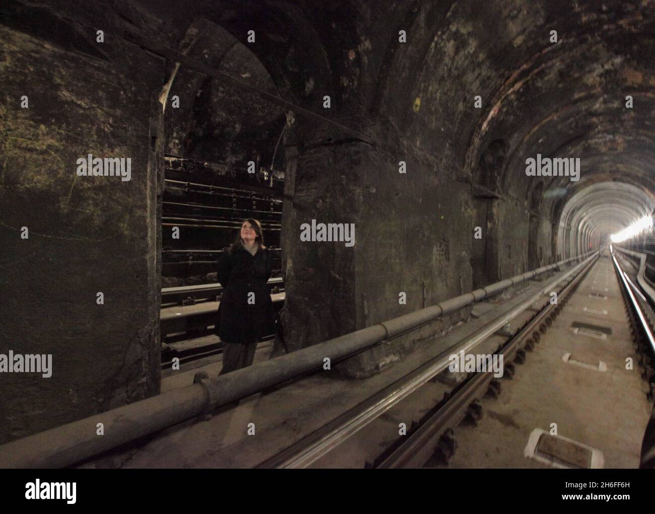The Thames Tunnel, the brainchild of engineering geniuses Marc and ...