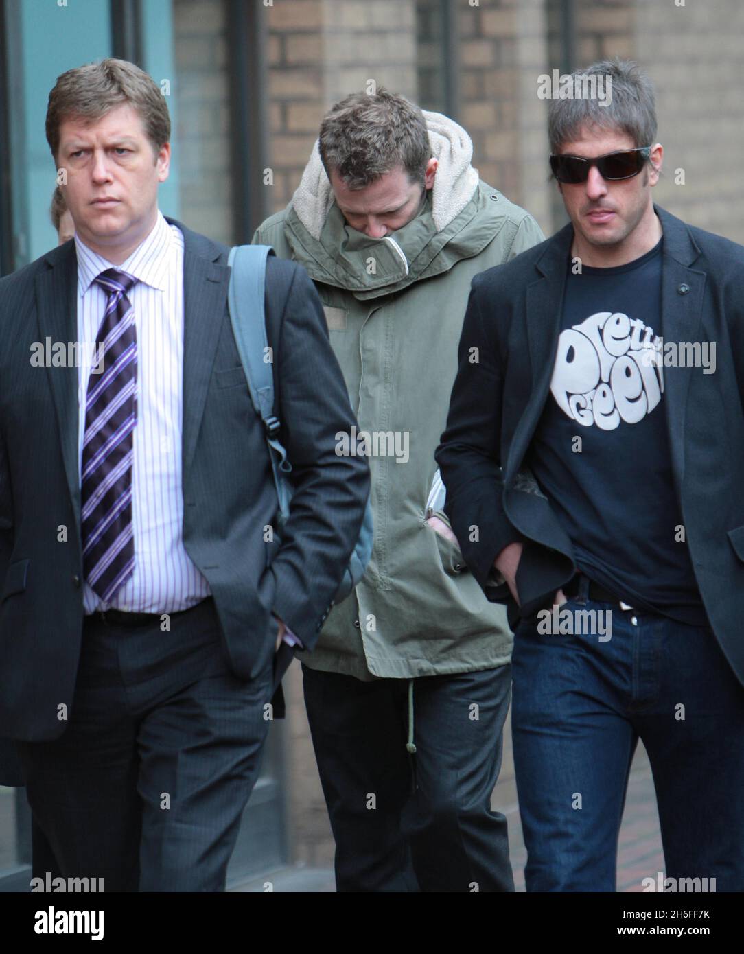Marc Pullen arrives at Southwark Crown Court today. The police officer ...