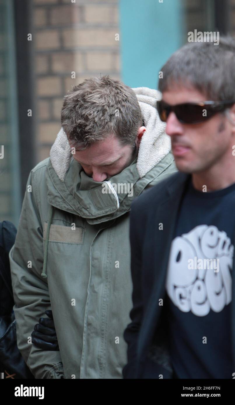 Marc Pullen arrives at Southwark Crown Court today. The police officer ...