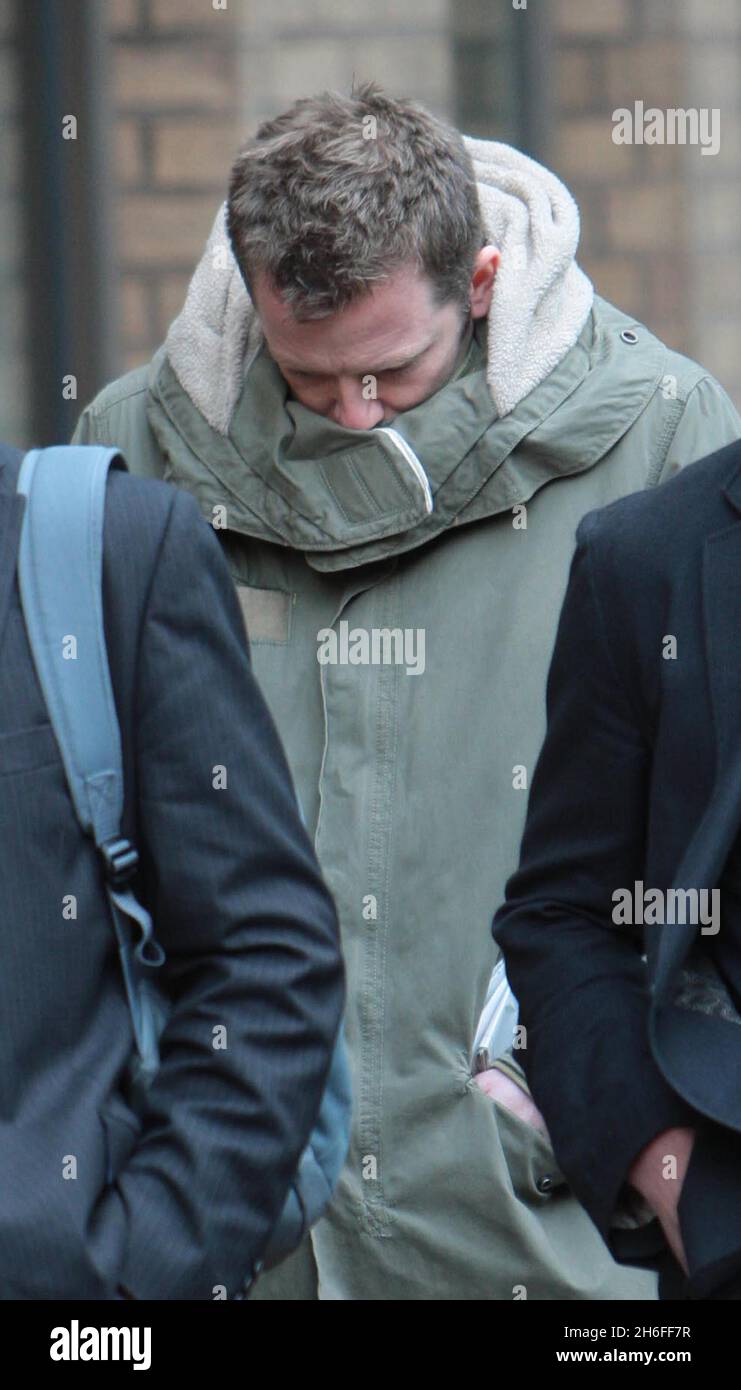 Marc Pullen arrives at Southwark Crown Court today. The police officer ...