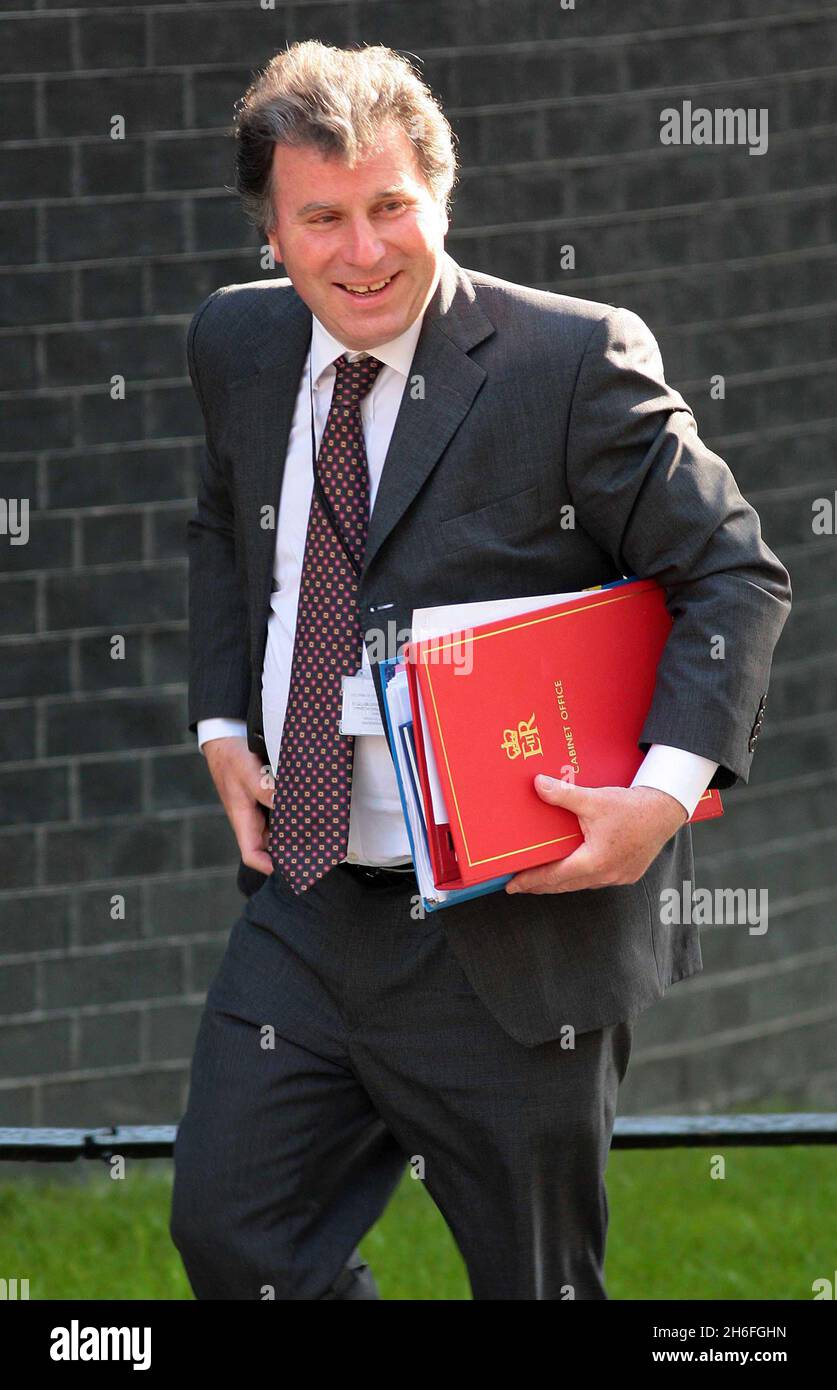 Oliver Letwin pictured today in Downing Street, London Stock Photo - Alamy