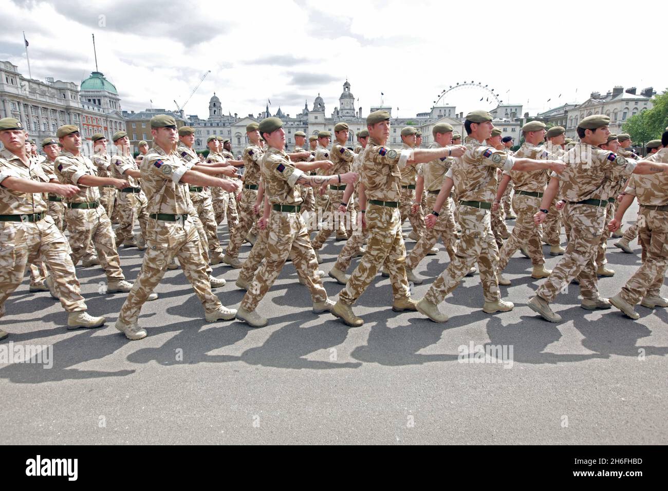 The 1st Battalion Coldstream Guards held a memorial service and parade ...