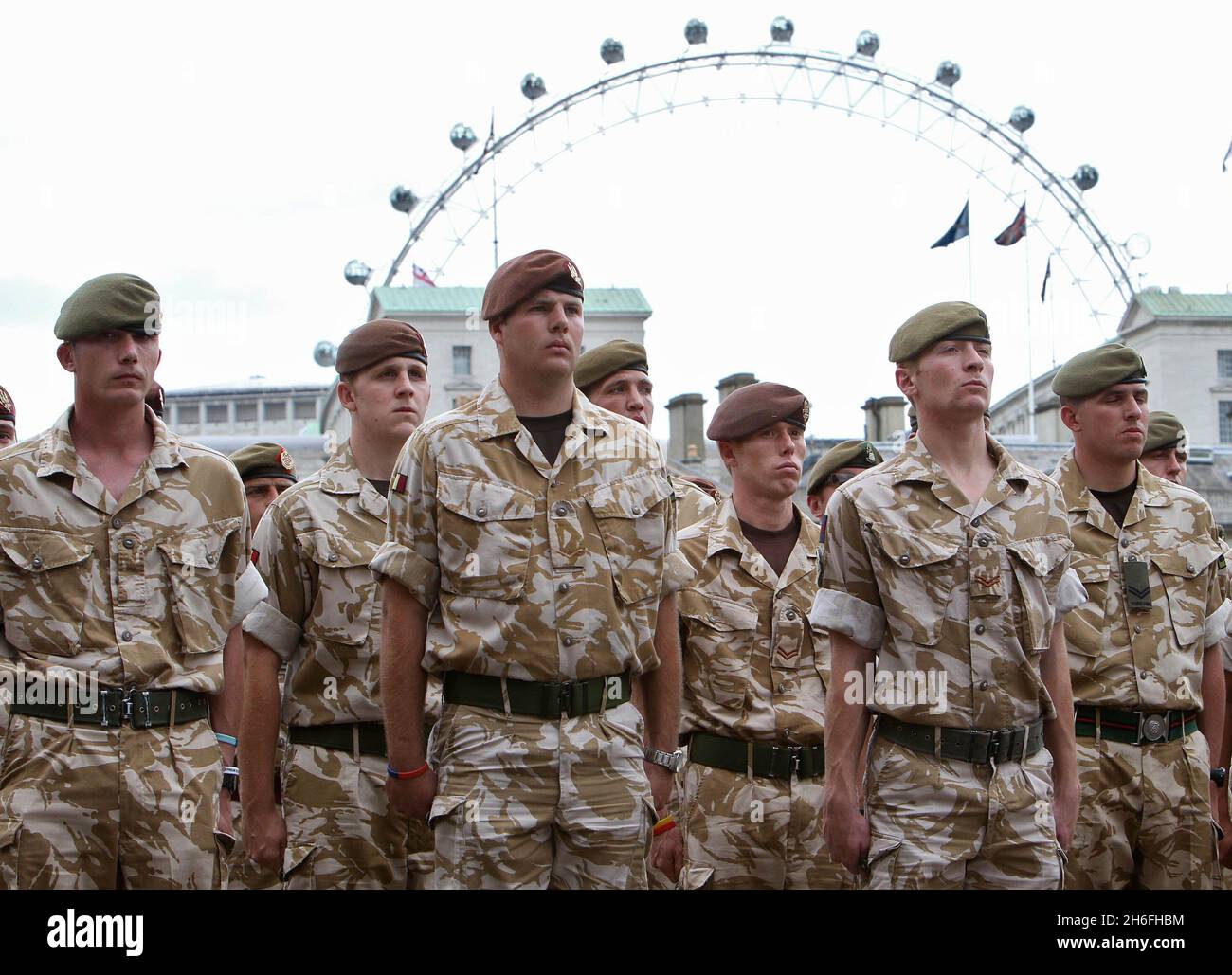 The 1st Battalion Coldstream Guards held a memorial service and parade ...