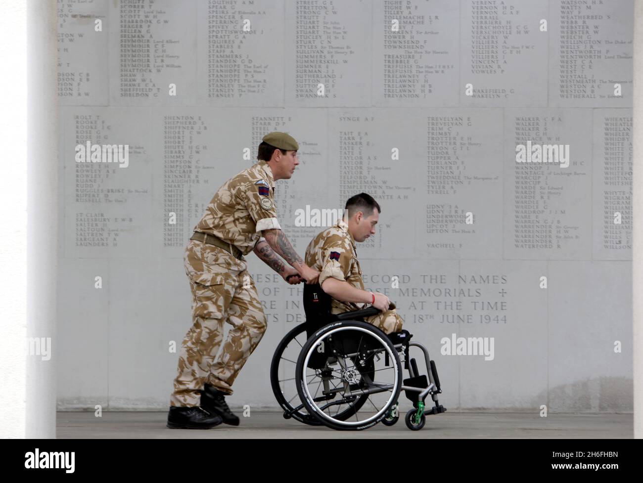 The 1st Battalion Coldstream Guards held a memorial service and parade ...