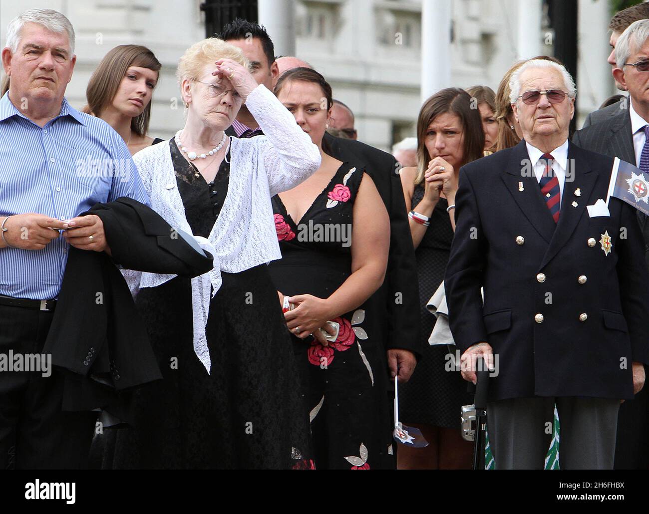 The 1st Battalion Coldstream Guards held a memorial service and parade ...