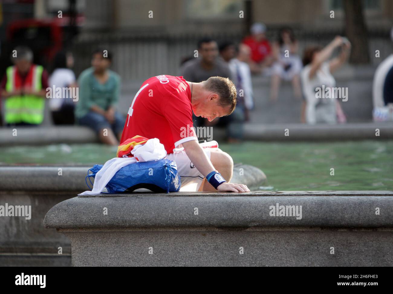 Football soccer full length gv general view hi-res stock photography ...