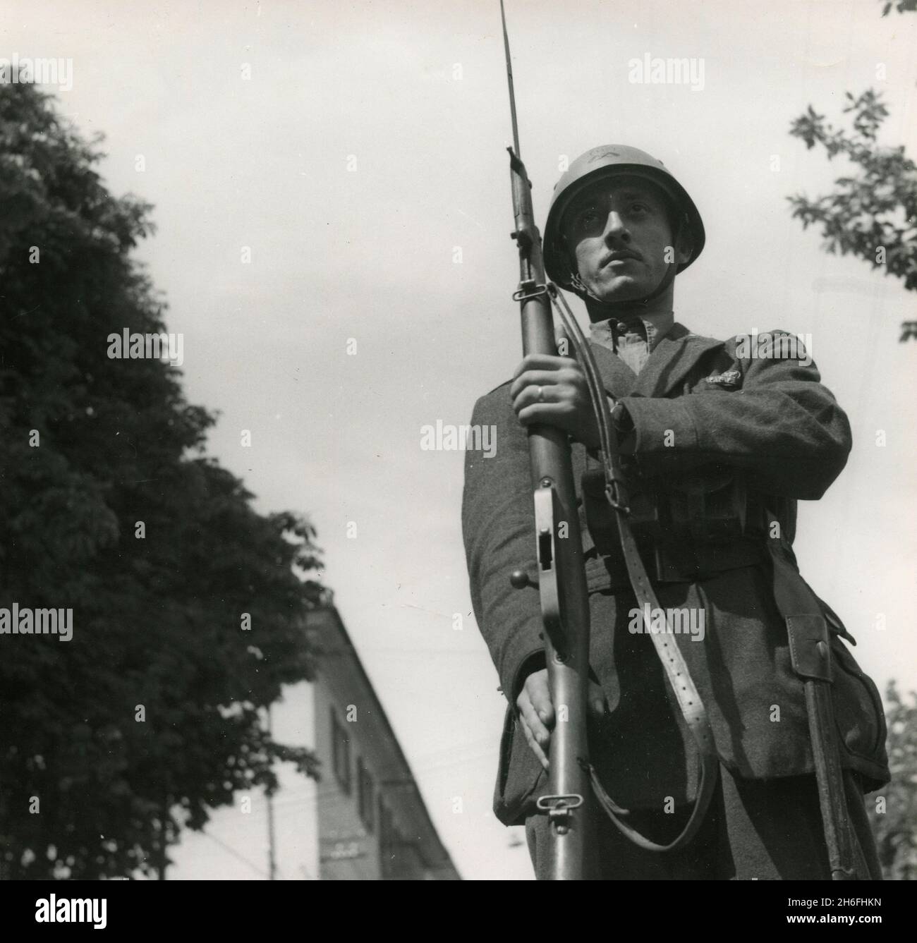 Italian Army soldier, Italy 1960s Stock Photo - Alamy