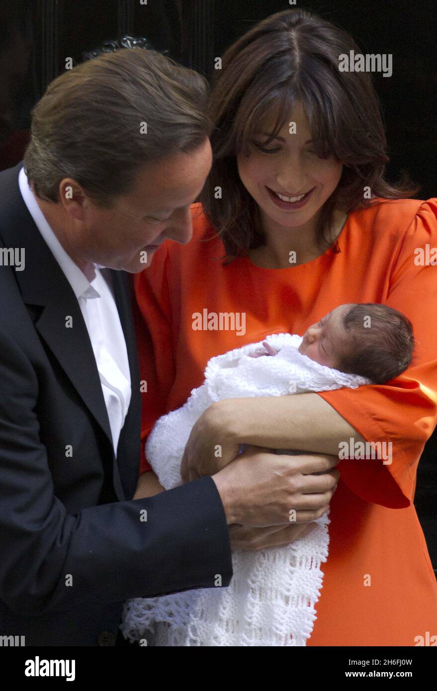 Jeff Moore 03/09/10 British PM David Cameron and his wife Samantha pose ...