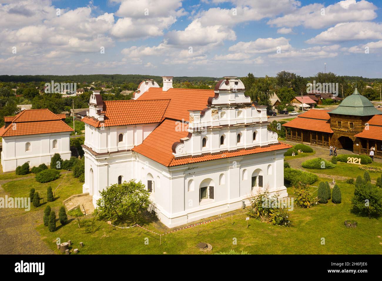 Chyhyryn National Historical and Cultural Reserve, Ukraine, view from a ...