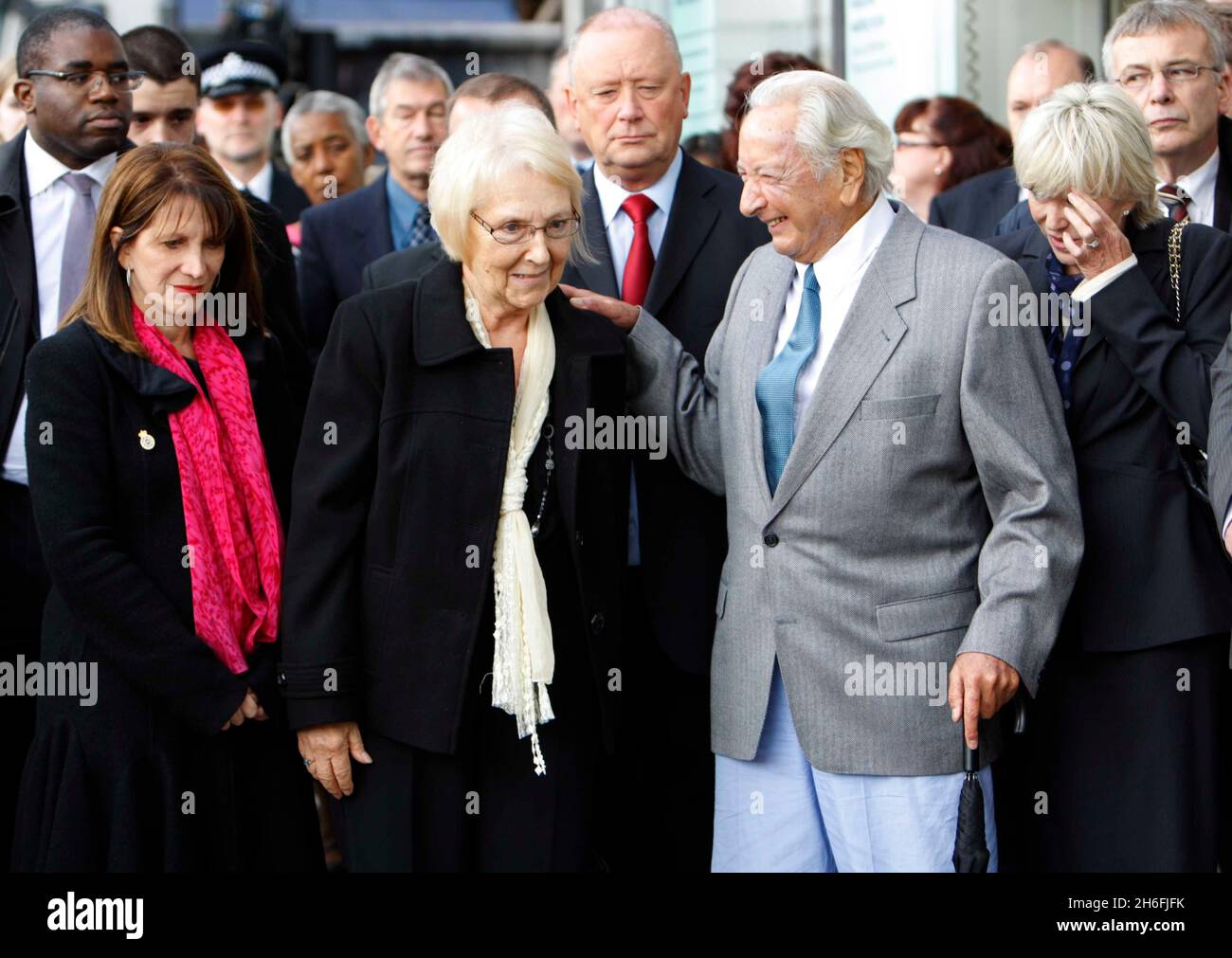 Elizabeth Blakelock with Michael Winner join family, friends and ...