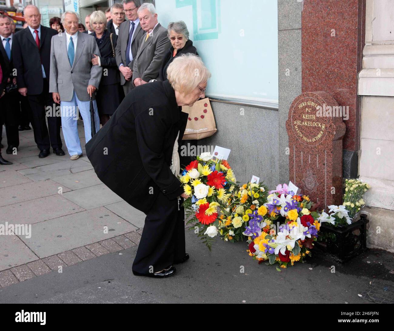 Widow Elizabeth Blakelock joins family, friends and colleagues of PC ...