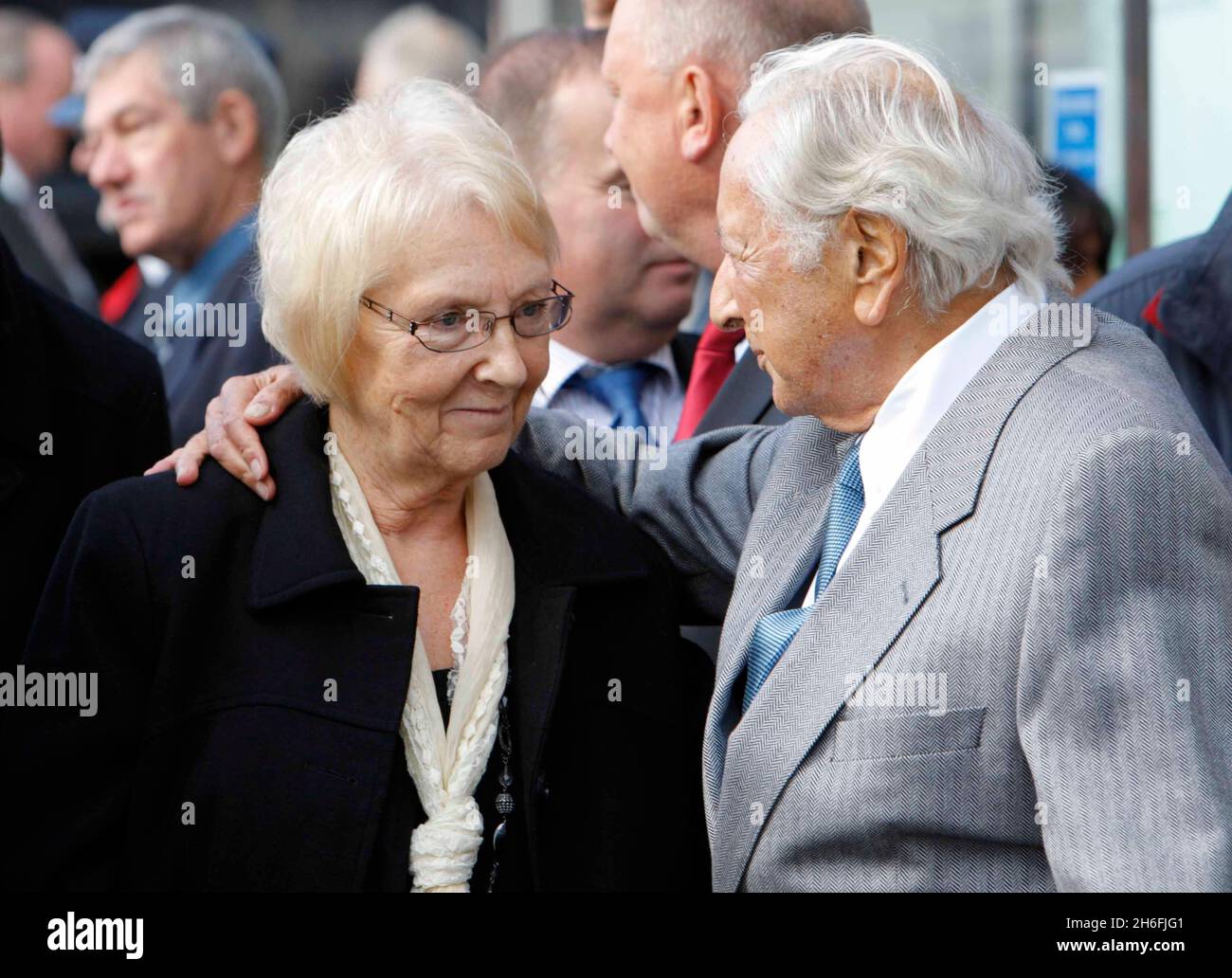 Elizabeth Blakelock with Michael Winner join family, friends and ...