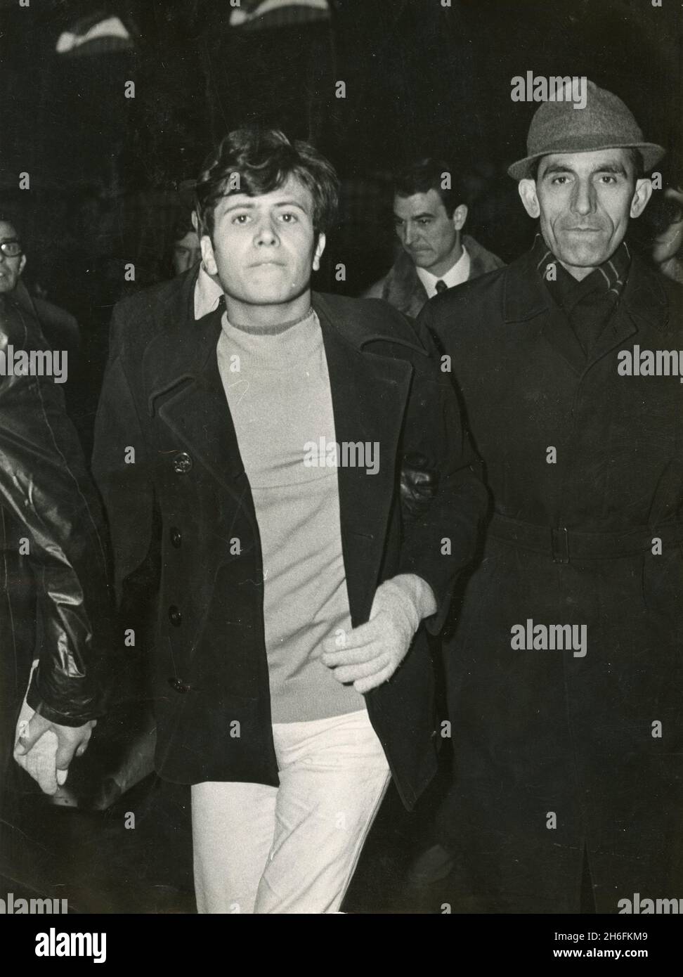 Italian anarchist Aniello D'Errico AKA Baby Anarchist being arrested ...