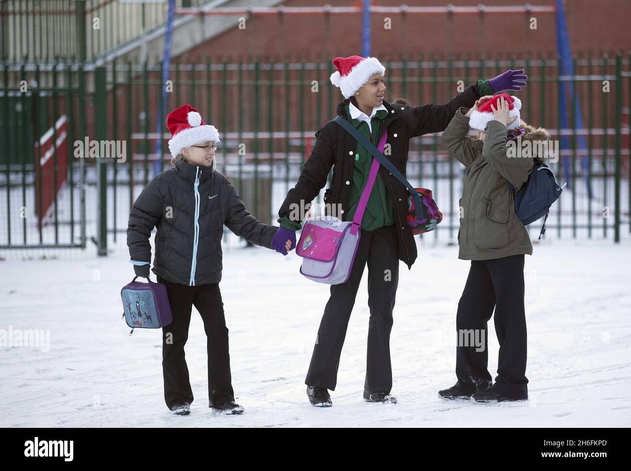 Pupils at the George Tomlinson primary school in Leytonstone, London ...
