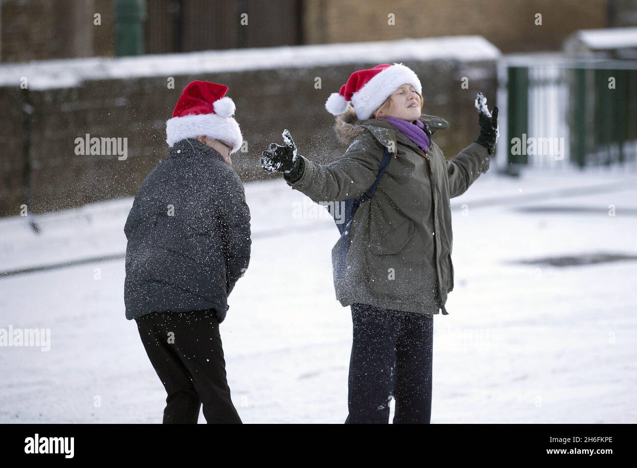 Pupils at the George Tomlinson primary school in Leytonstone, London ...