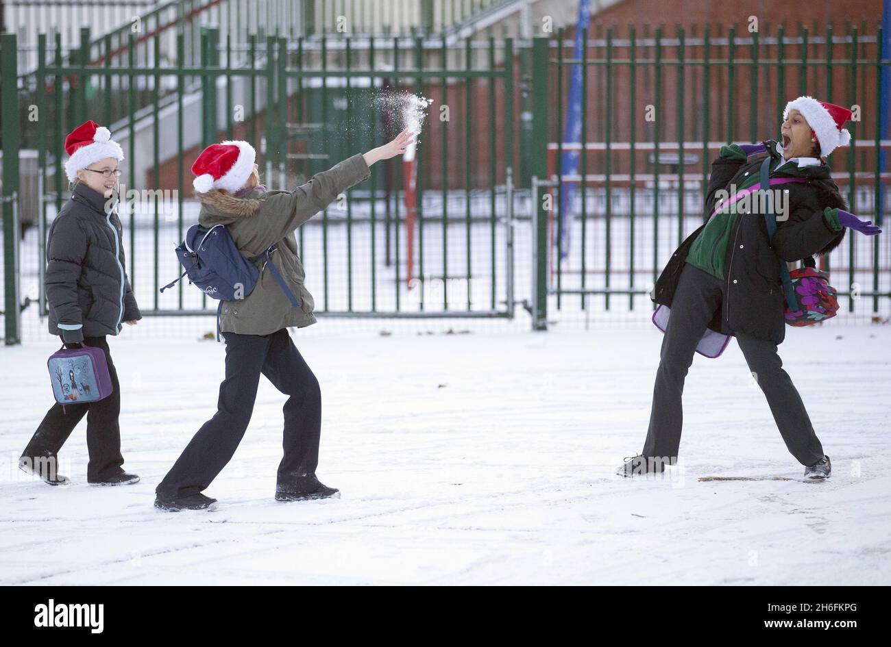 Pupils at the George Tomlinson primary school in Leytonstone, London ...