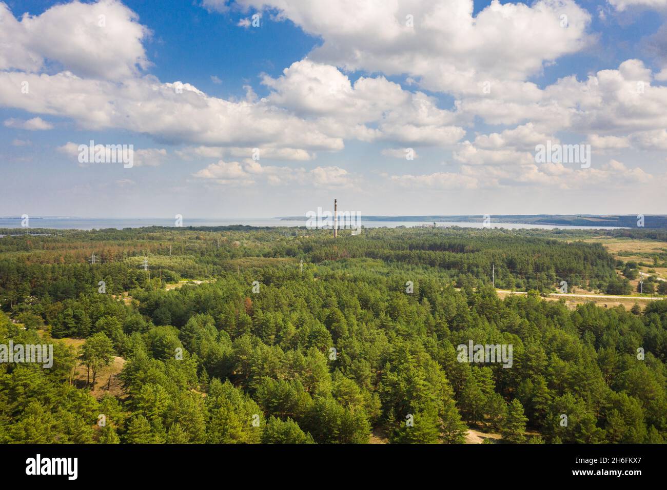 Aerial: The Orbita ghost-town in the 70s of the 20th century was ...