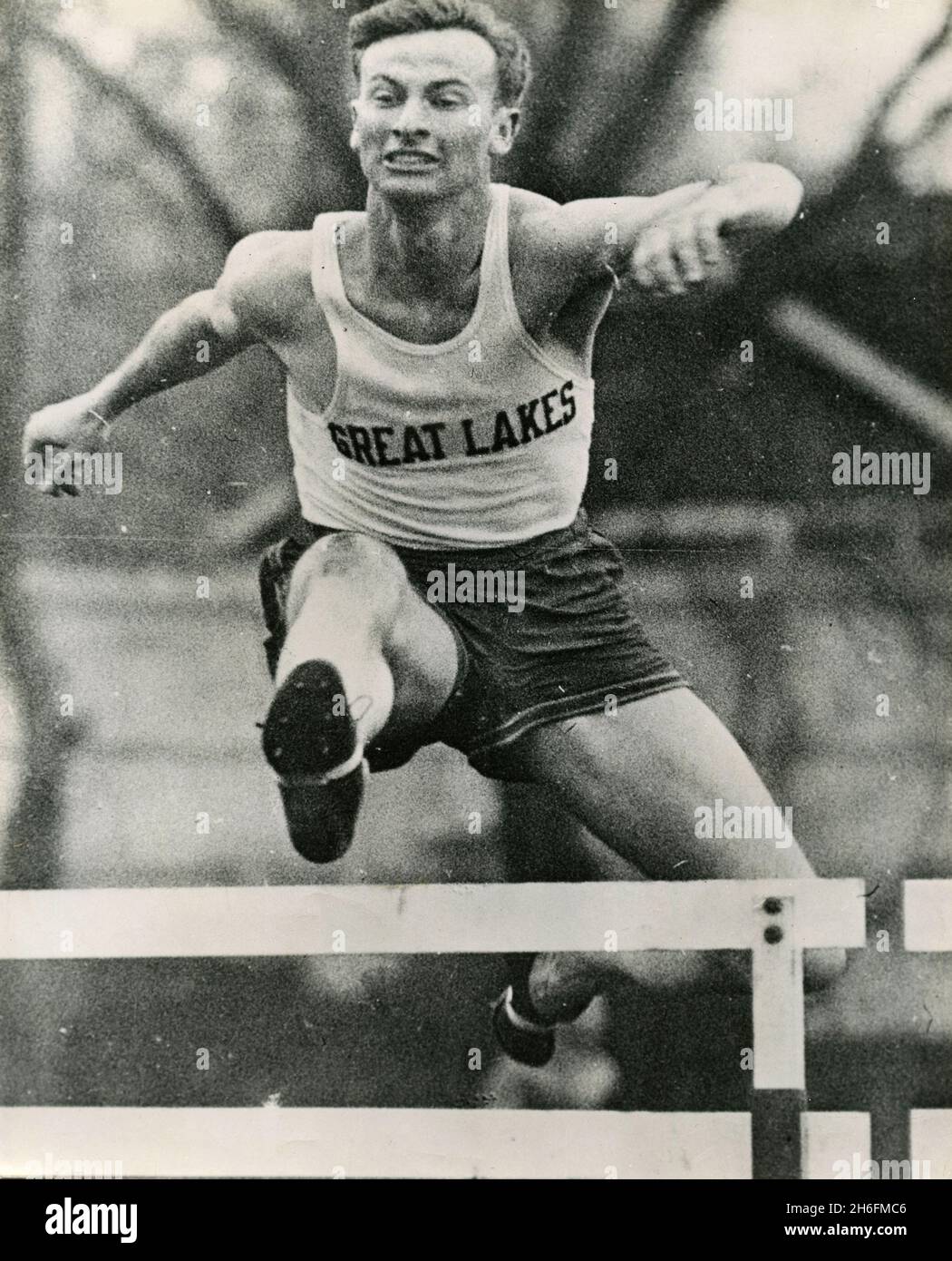 American Olympic athlete Roy Cochran, USA 1948 Stock Photo - Alamy