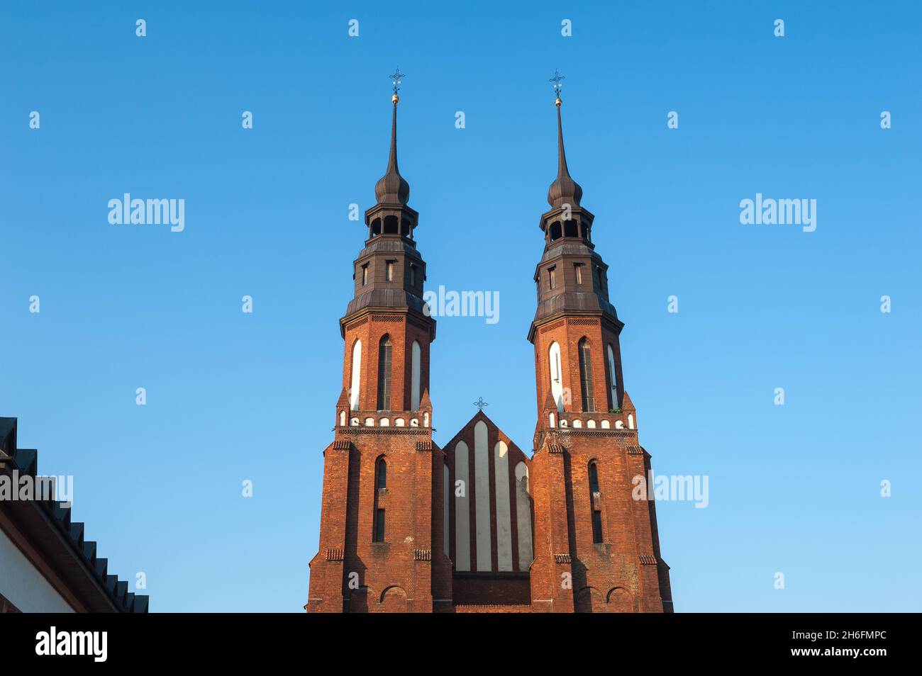 Cathedral of the Holy Cross in Opole, Poland Stock Photo - Alamy