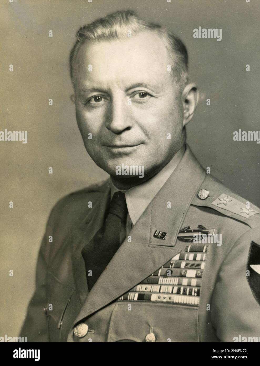 US Major General James C. Fry, chief of the Military Assistance ...