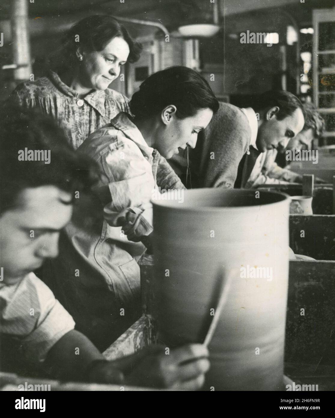 Finnish visual artist Maija Grotell, head of the ceramic department at ...