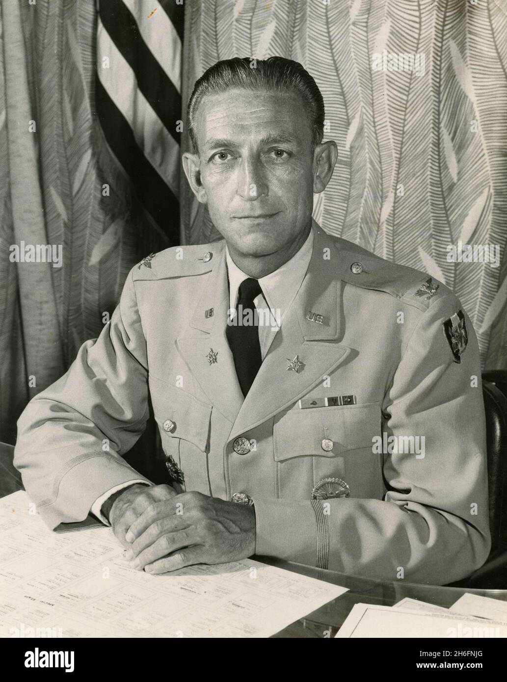 US Army Colonel John W. Dean, Chief of Staff Southern European Task ...