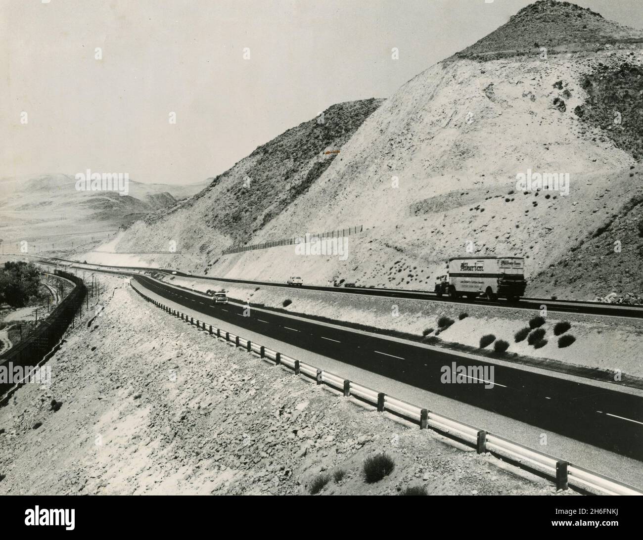 Highway State Route 530, Nevada, USA 1960s Stock Photo - Alamy