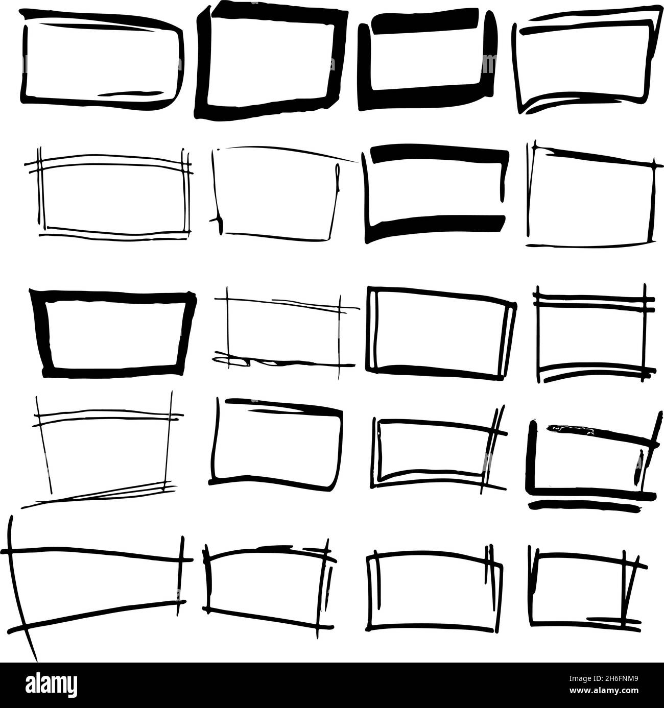 Set of 20 pieces different rectangles - Vector Stock Vector Image & Art ...