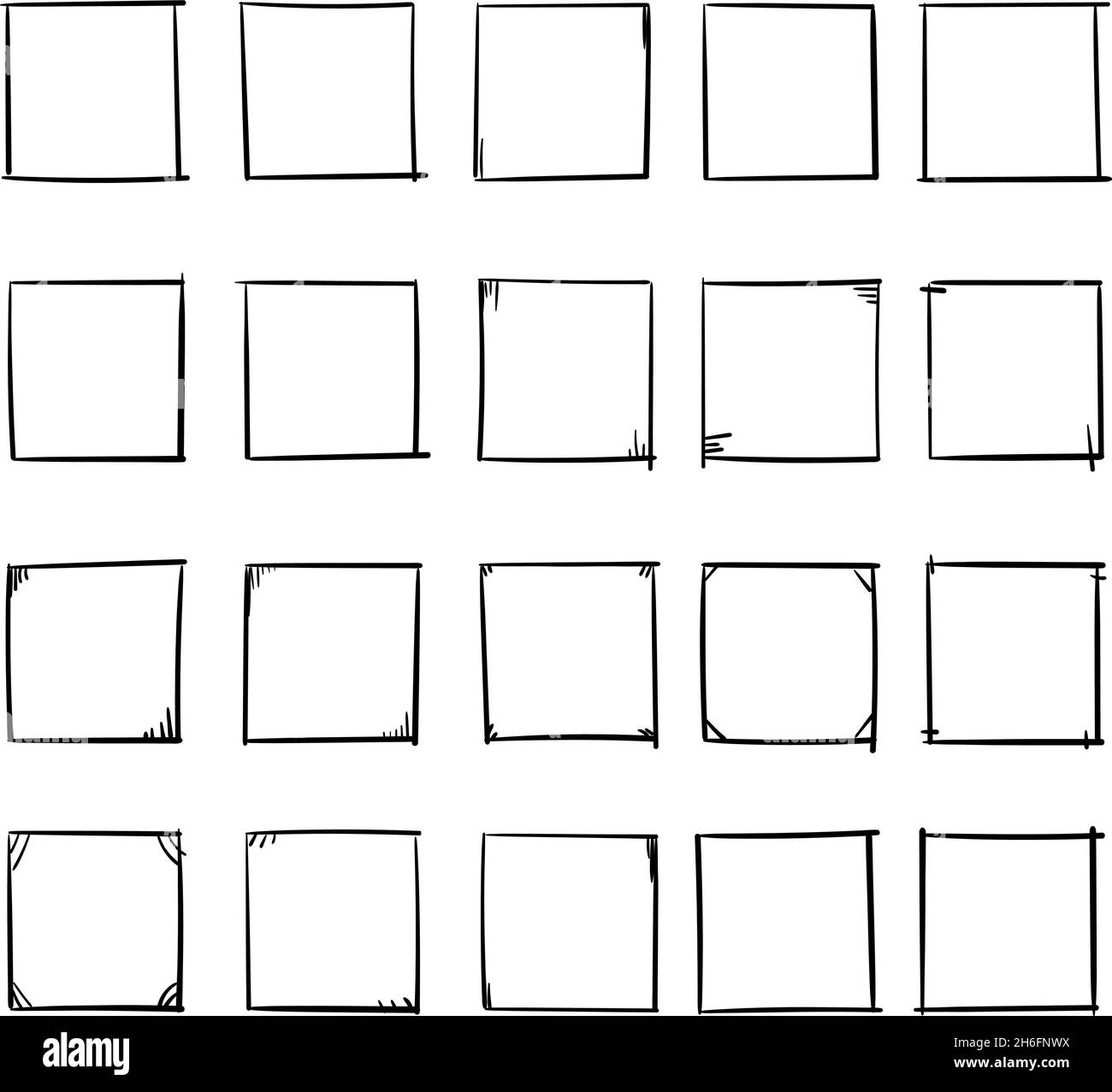 Vector 2d simple banner graphic Cut Out Stock Images & Pictures - Alamy