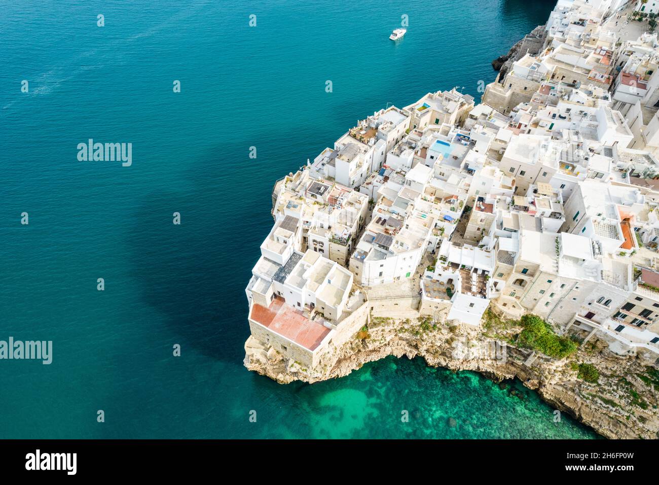 Polignano drone view hi-res stock photography and images - Alamy
