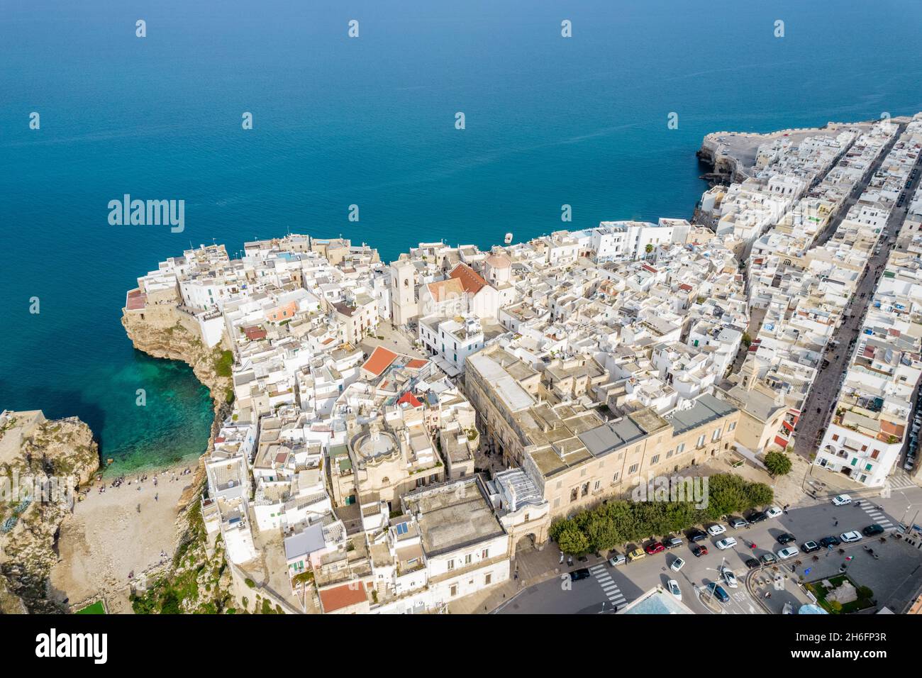 Polignano drone view hi-res stock photography and images - Alamy
