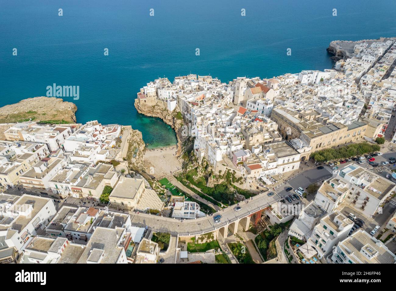 Polignano drone view hi-res stock photography and images - Alamy