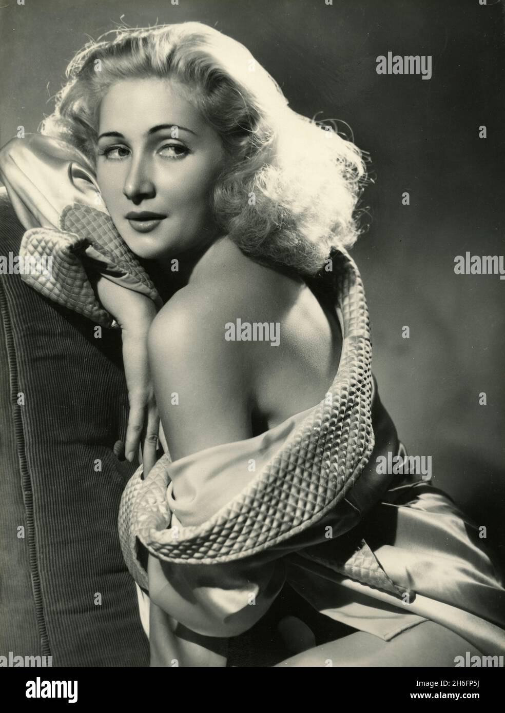 Italian film actress and singer Lori Randi, Italy 1950s Stock Photo - Alamy