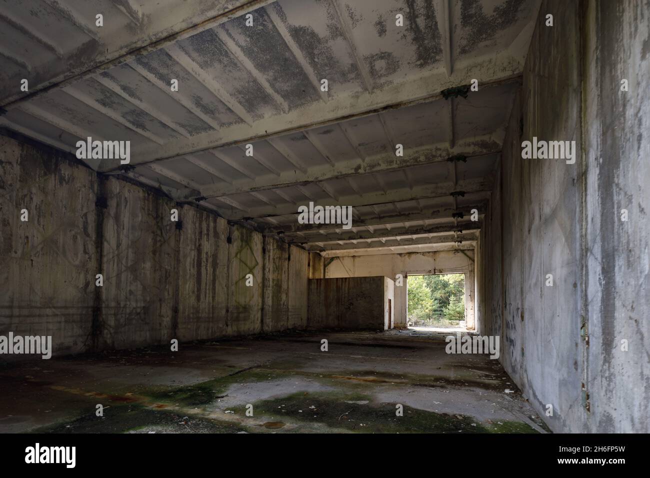 The abandoned buildings in Orbita ghost-town, Ukraine Stock Photo - Alamy