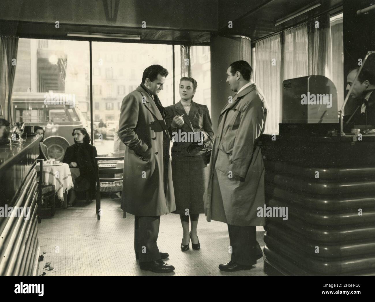 Italian actor Massimo Girotti and actress Marika Rowsky in the movie ...