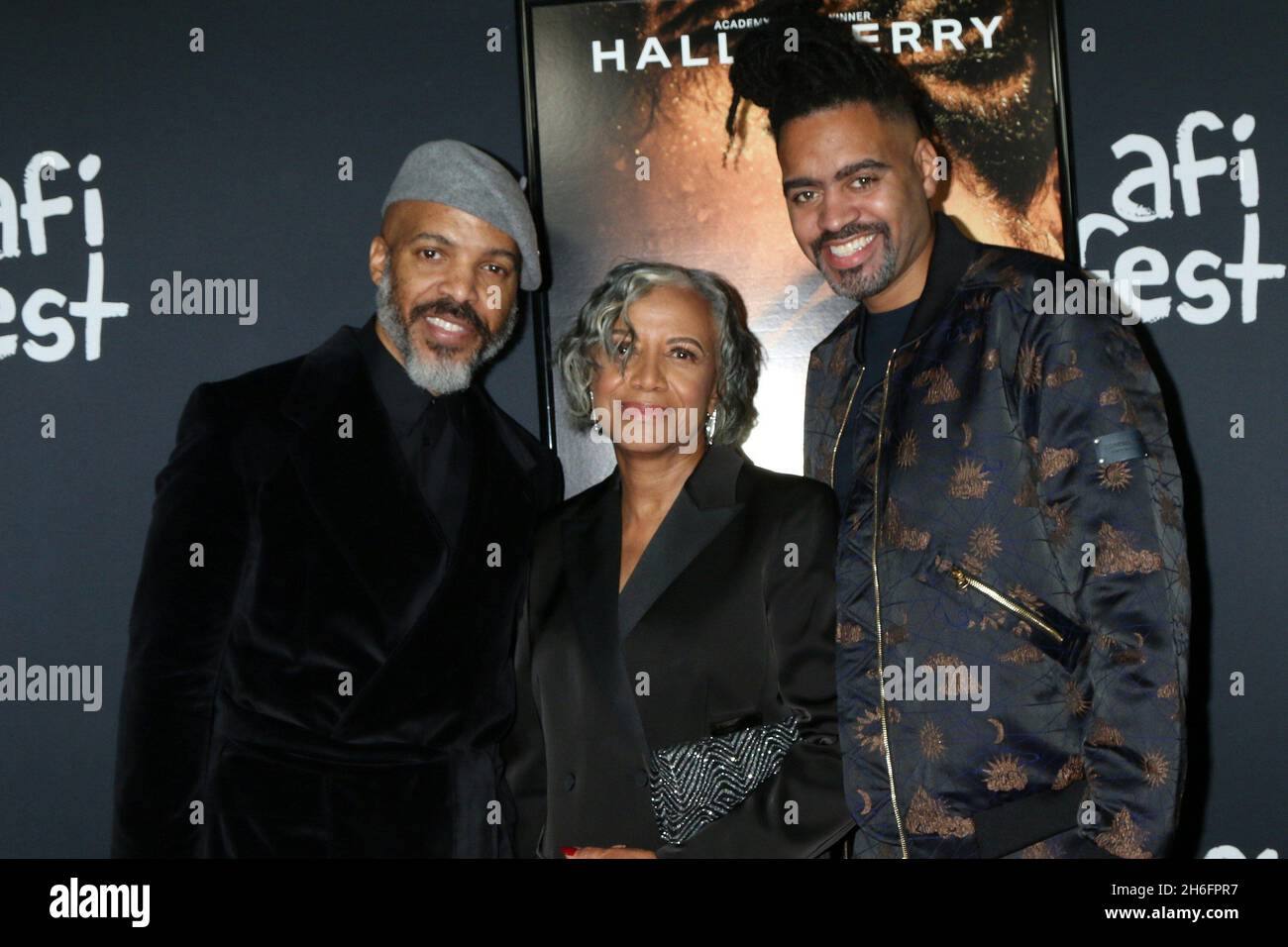 Los Angeles, CA. 13th Nov, 2021. Van Hunt, mother, brother at arrivals ...