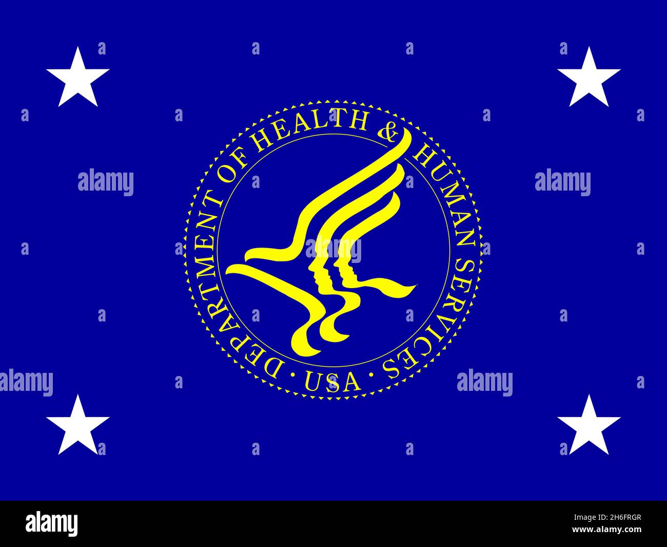Minsk, Belarus - May, 2021: Top view of flag of United States Secretary ...
