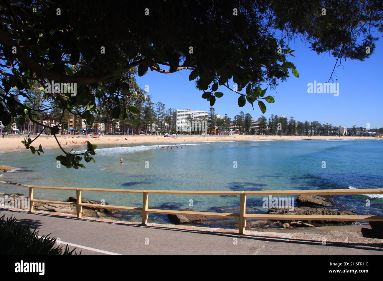 Fascinating shot of Manly Beach in Australia Stock Photo - Alamy