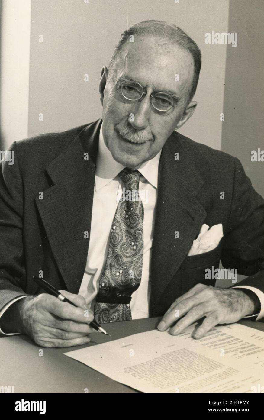 American politician and US Senator Theodore Francis Green, USA 1952 ...