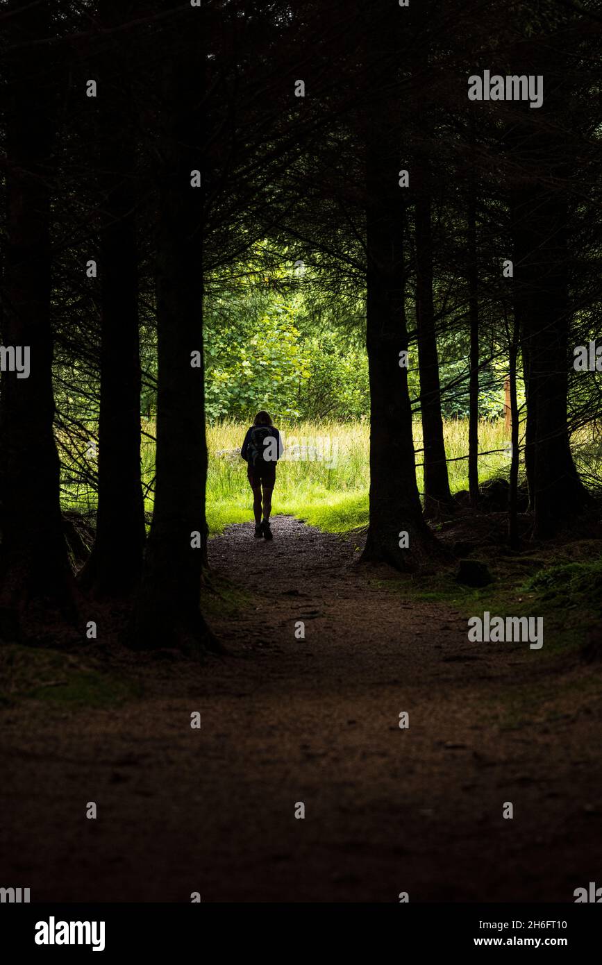 Female walker hiker hi-res stock photography and images - Alamy