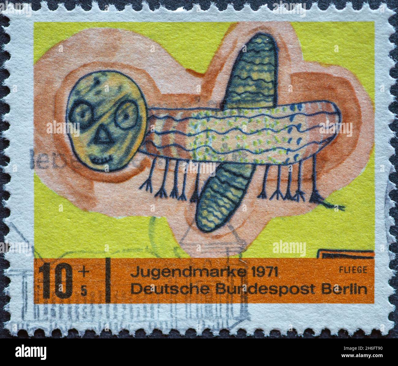 GERMANY, Berlin - CIRCA 1971 a postage stamp from Germany, Berlin ...