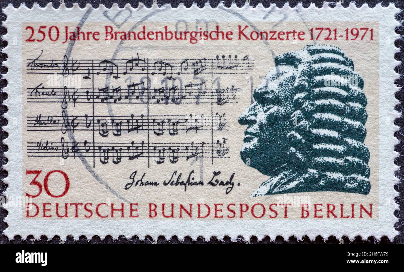 GERMANY, Berlin - CIRCA 1964: a postage stamp from Germany, Berlin ...