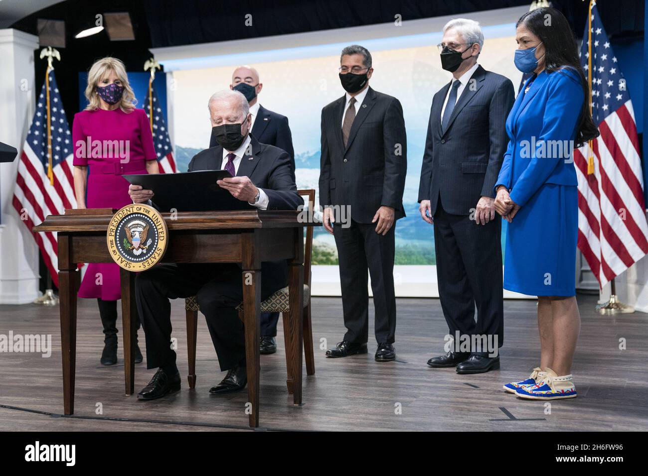 Washington, United States. 15th Nov, 2021. U.S. President Joe Biden ...